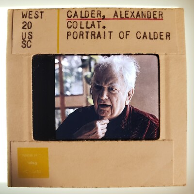 Alexander Calder Portrait of the Artist 35mm Slide | eBay