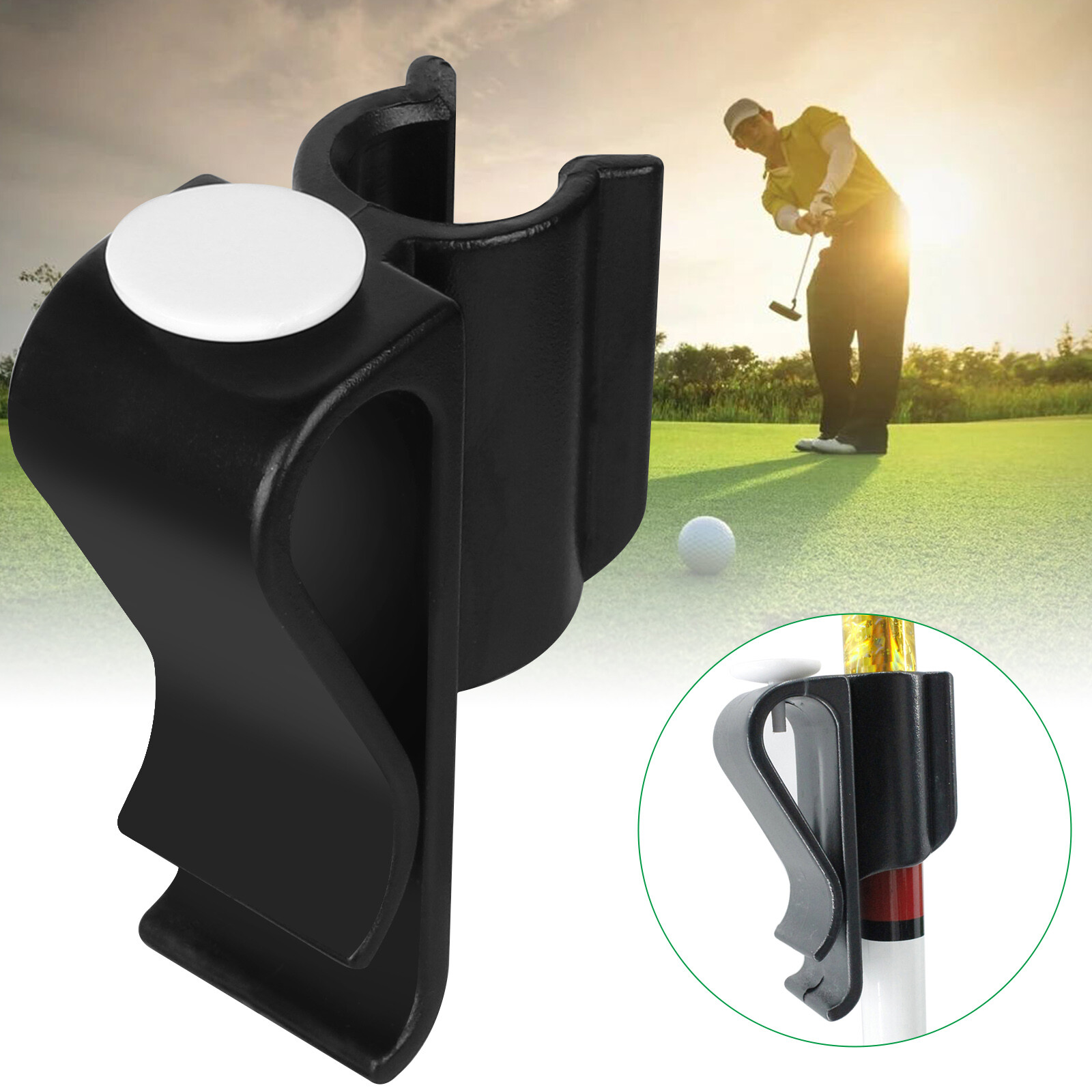 14x Plastic Golf Club Organizer Clip Putter Bag Holder Iron Driver ...