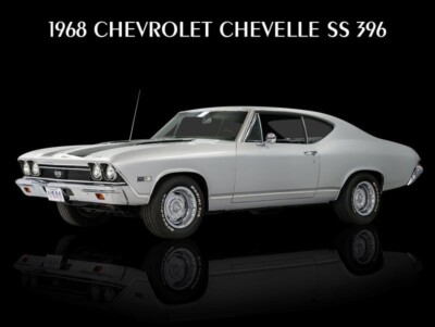 1968 Chevrolet Chevelle SS 396 in Silver NEW METAL SIGN: 12 x 16" Ships ...