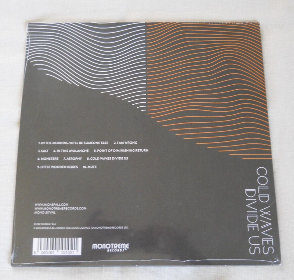 Midas Fall-Cold Waves Divide Us-2024 Ltd Edition Monotreme LP-Splatter ...