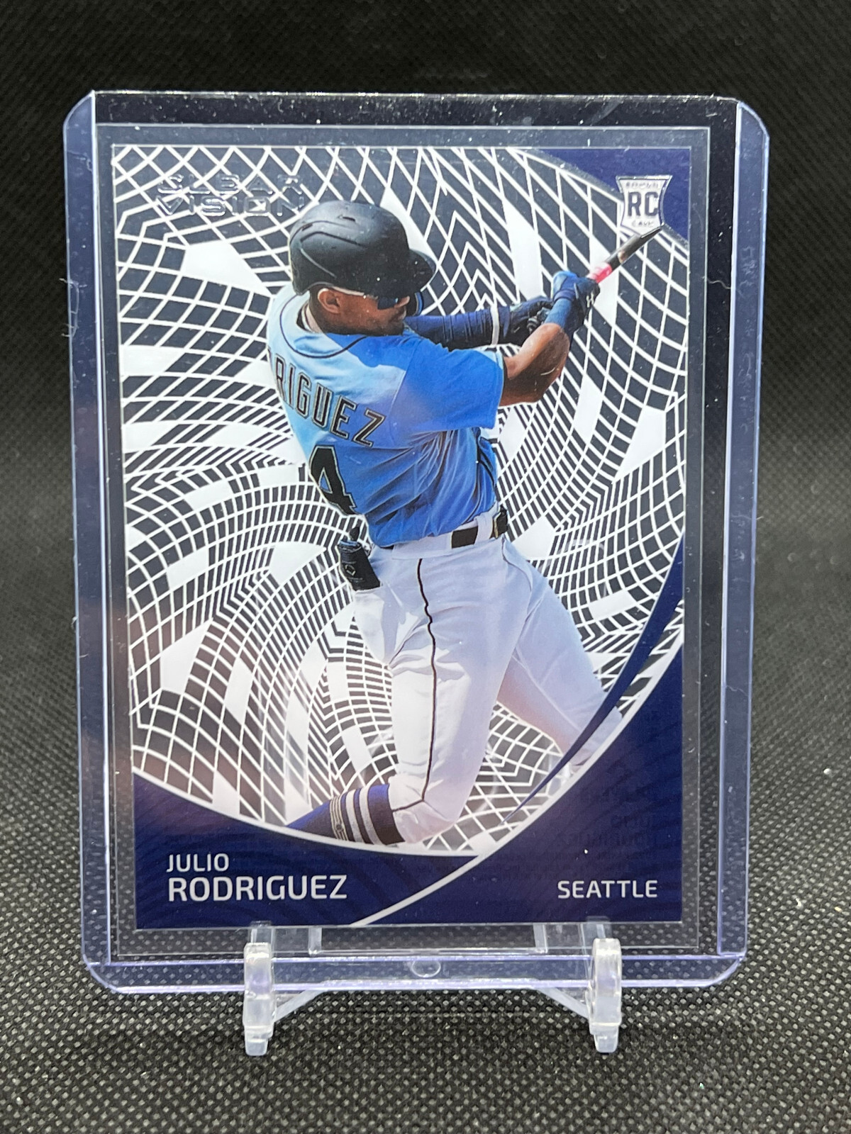 2022 Panini Chronicles Julio Rodriguez RC Seattle Mariners Clear Vision ...