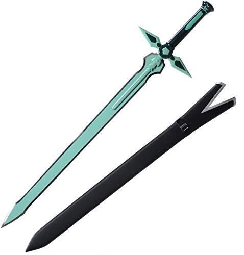 Cosplay Anime SAO Swords, Handmade Katana Samurai Sword Carbon Steel ...