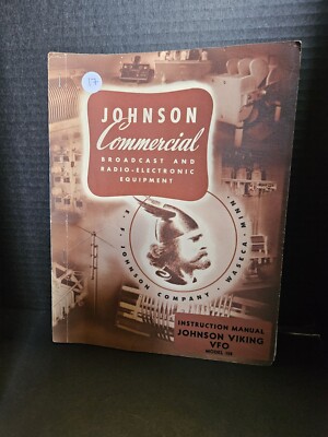 Johnson Viking Model 122 VFO Original Operating Manual. Johnson Radio ...