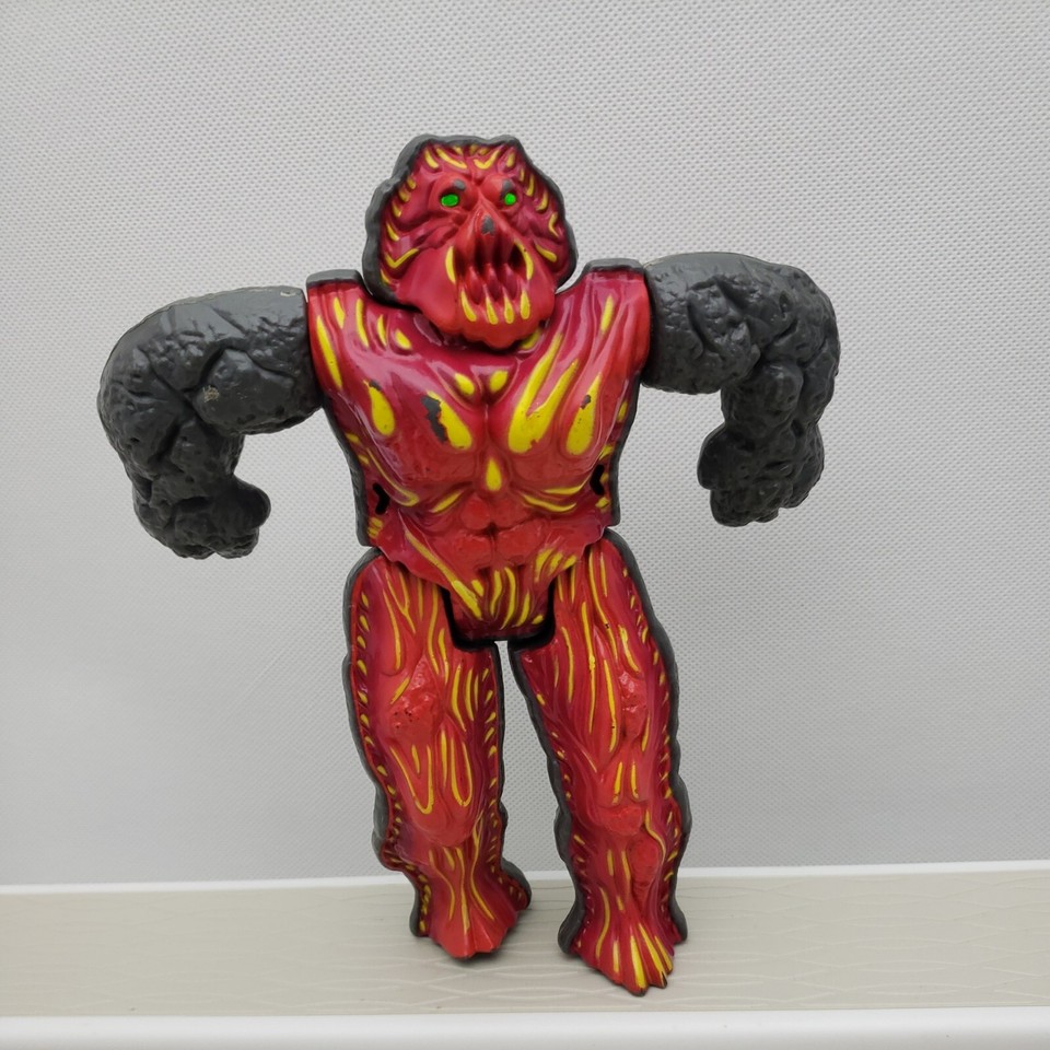 Vintage 1986 Inhumanoids Magnokor Lava Rock Monster Action Figure 7.5 ...