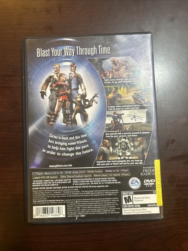 TimeSplitters Future Perfect Ps2 CIB | eBay