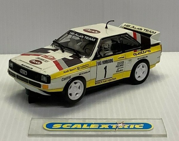 Scalextric C3372A Stig Blomqvist Rally Legend 1:32 Slot Car Set (Audi ...