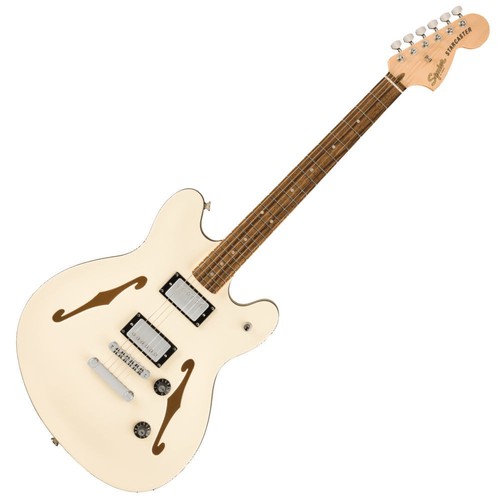 Squier by Fender Affinity Series Starcaster Deluxe Olympic White with ...