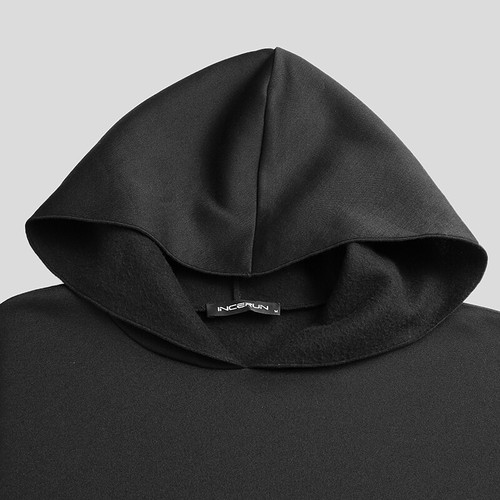 INCERUN Men Gothic Shawl Hooded Poncho Cape Cloak Hippie Punk Coat ...