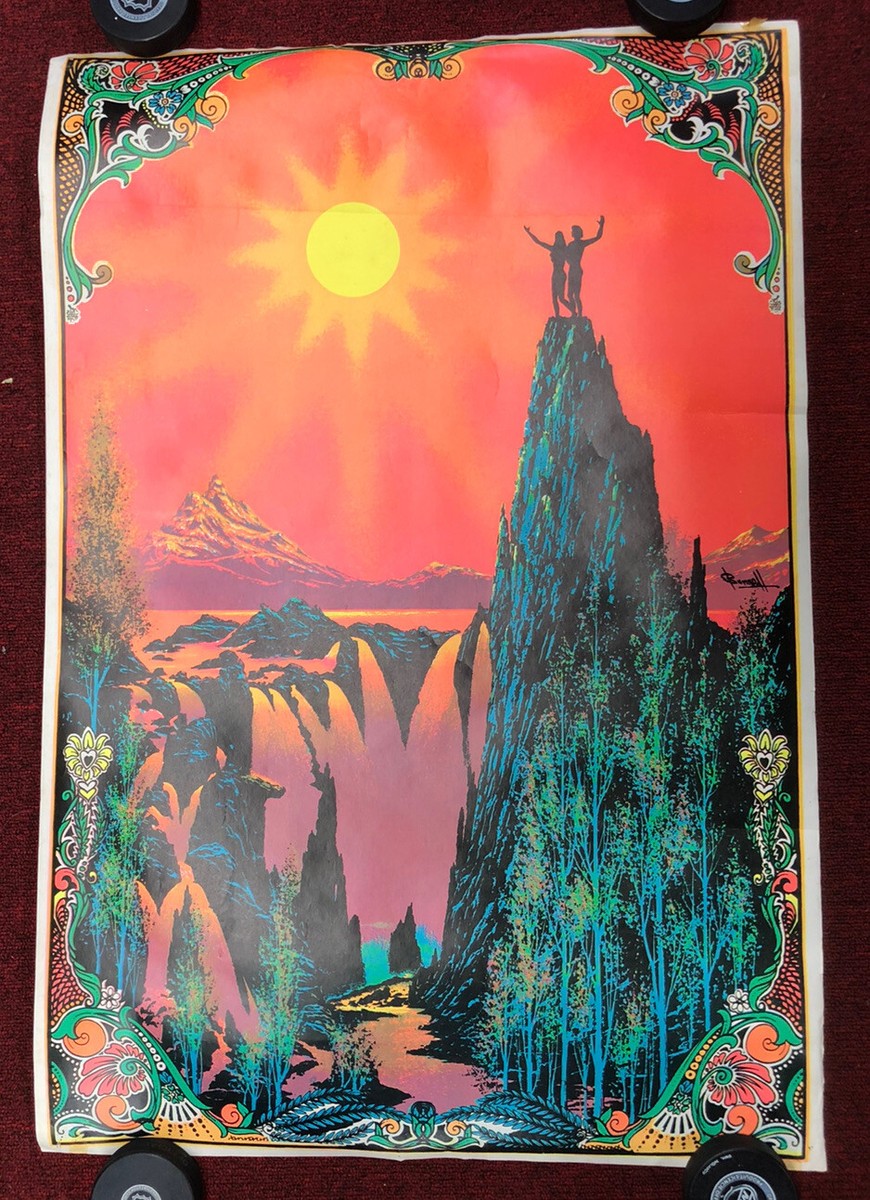 Black Light Posters Of The 70s Vintage Original 1970s Magic Forest