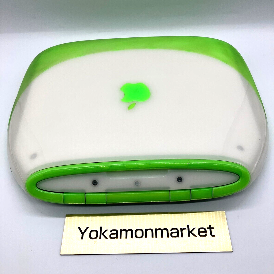 Apple iBook G3 466MHz 320MB/DVD/Key Lime AC100V | eBay