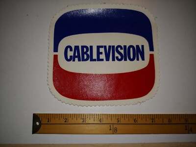 1 RARE 70S CABLEVISION CABLE TV TELEVISION VINYL PATCH CREST | eBay
