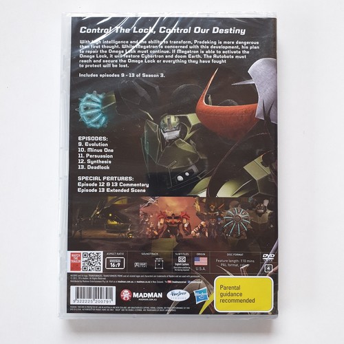 Transformers - Prime - Omega Lock : Season 3 : Volume 3 (DVD, 2012) PAL ...