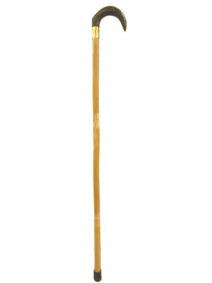 Cane unbreakable walking stick-light weight-Real Cow Horn handle-36 ...