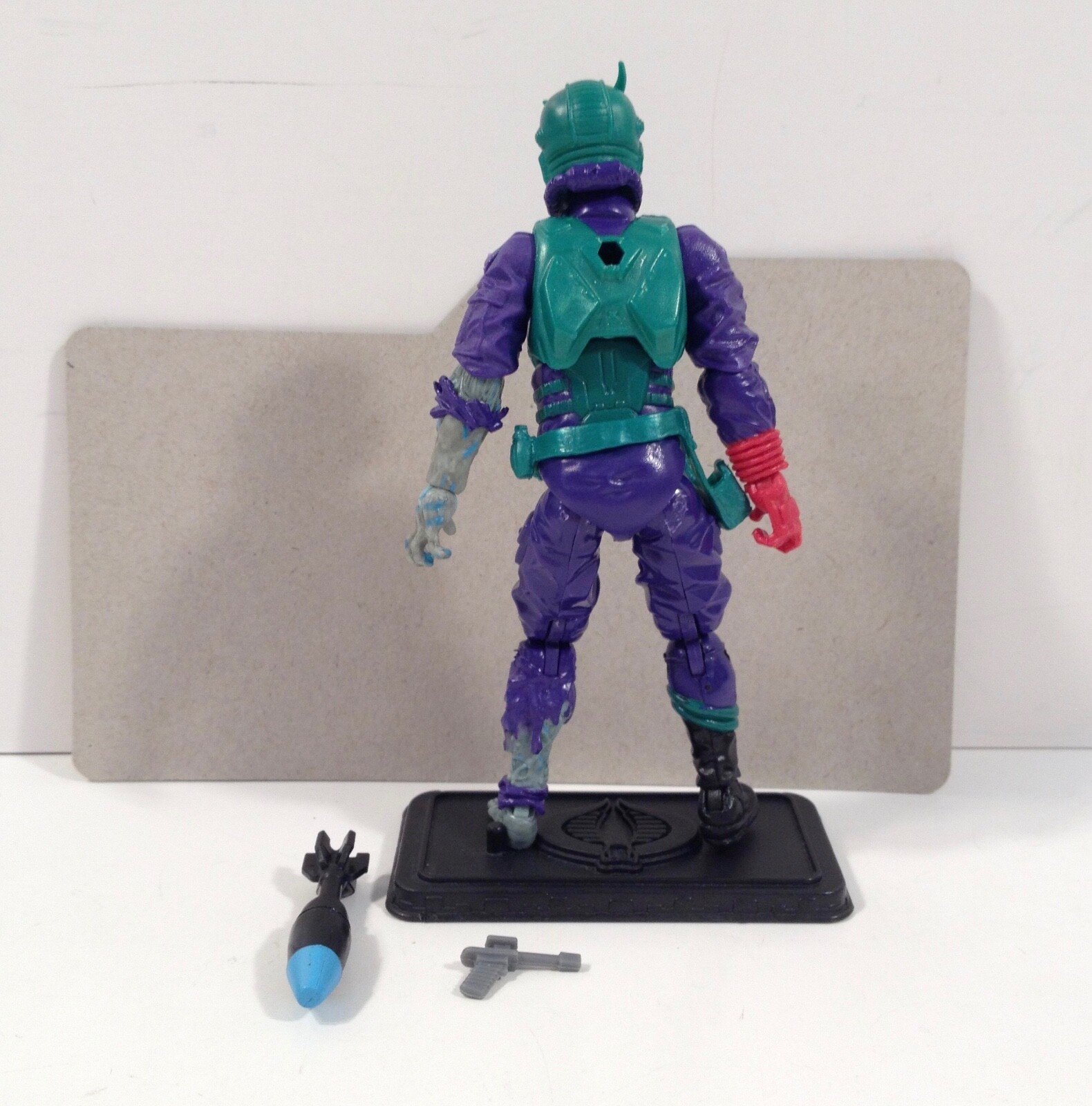 GI Joe Toxo-Zombie loose figure 2014 Joecon Club Cobra Initiative Viper ...