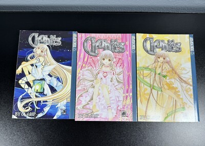 Chobits Manga Graphic Novel Comic Book Vol 3,6,8 Clamp Eng Paperback ...
