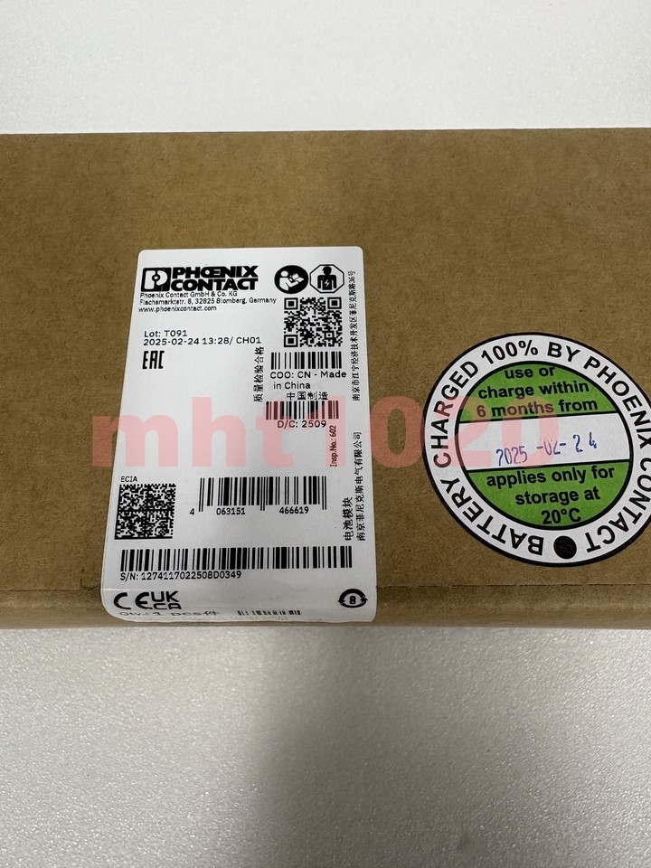 NEW Phoenix UPS-BAT/PB/24DC/4AH 1274117 Power module | eBay