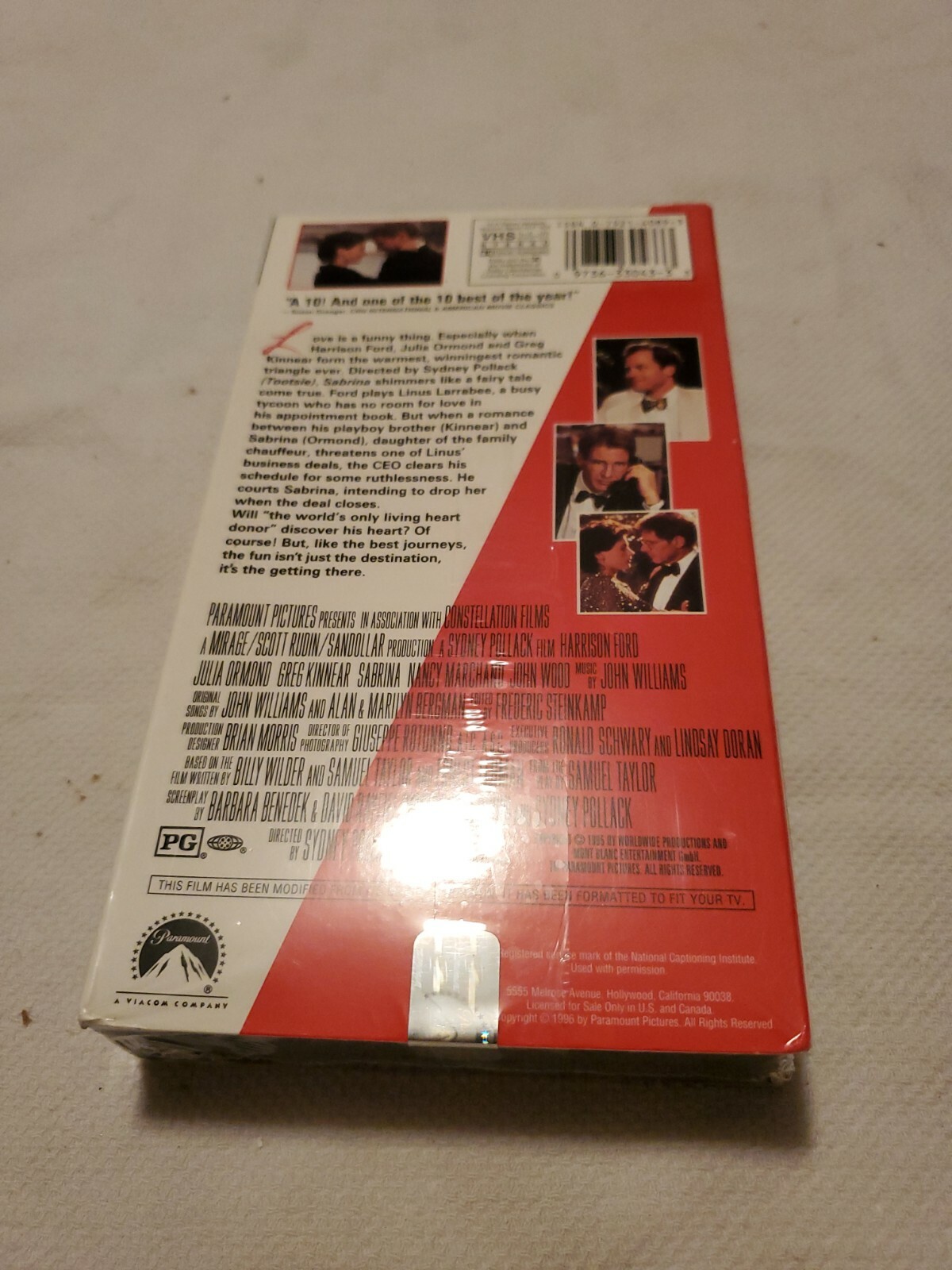 Sabrina (VHS, 1996, Paramount Presentations) for sale online | eBay