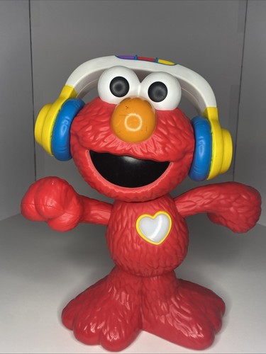 Elmo Sesame Street "Let's Dance" Musical ELMO With Headphones Sings ...