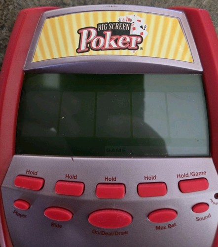 Big Screen Poker Handheld Electronic Game Radica Games (2005 ...