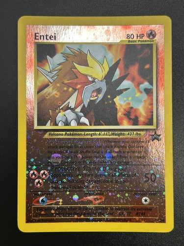 ENTEI Pokemon Card - WOTC - Black Star Promo - #34 - *SWIRL* - NM (C ...
