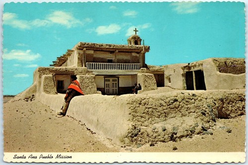 Postcard - Santa Ana Mission - Santa Ana Pueblo, New Mexico | eBay