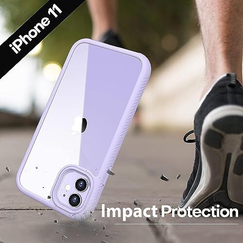 Clear Full Body Case for iPhone 11, Heavy Duty Protection with Anti ...