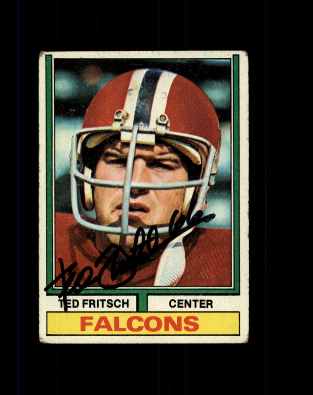 Ted Fritsch Signed 1974 Topps Football #81 IPA IN PERSON AUTOGRAPH | eBay