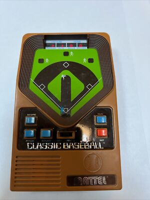 Vintage 2001 Mattel Classic Baseball Handheld Electronic Game - Tested ...