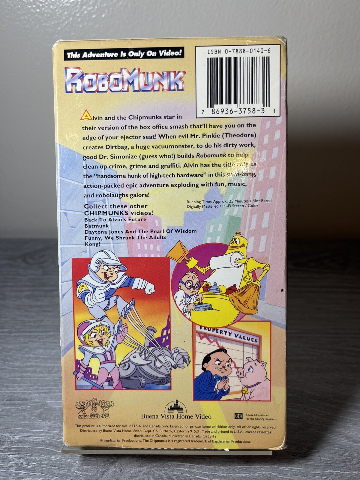 Alvin and the Chipmunks - Robomunk (VHS, 1996) 786936375831 | eBay
