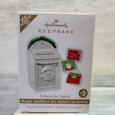 Hallmark Keepsake Ornament Magic Mailbox Letters for Santa Interactive ...