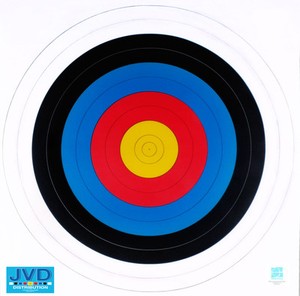 Multi Pack JVD 80cm FITA Archery Target Reinforced Waxed Paper Target ...