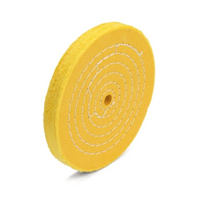 Treated Buffing Wheel, 6"- Yellow Polishing Pad, Buff | eBay