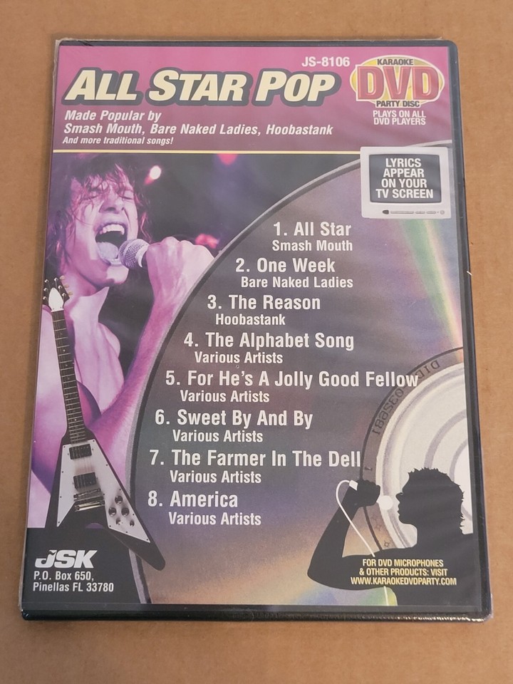 Karaoke DVD Party LOT of 10 - Pops Greatest Hits Duets Classic Cool ...