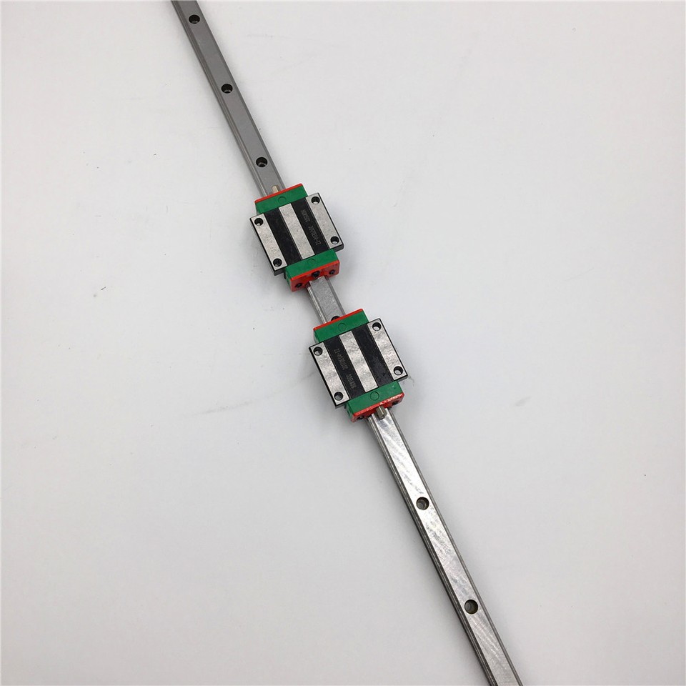 HIWIN L-1500mm HGR20 Linear Rail Guide &2pc Slider HGW20CC Rail Block ...