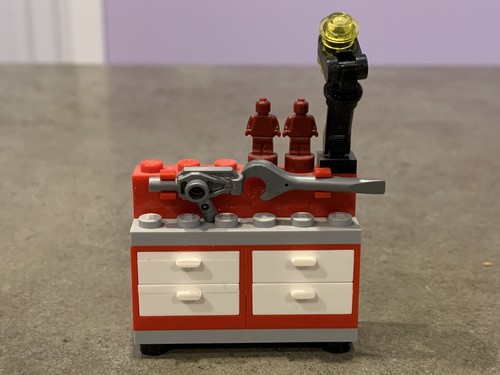 LEGO Minifig Drawer Cabinet Tool Chest Iron Man Armory 76216 | eBay