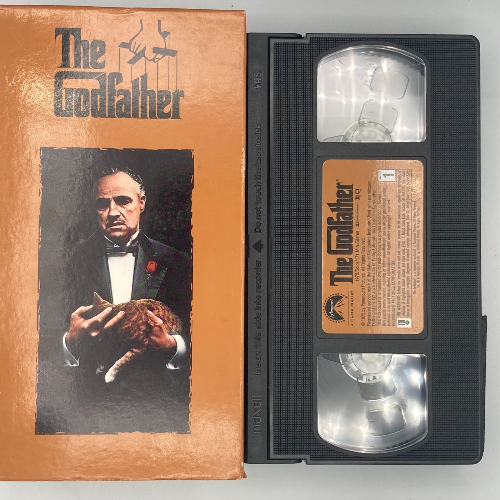 Godfather, The (1972), VHS Movie, Paramount Home Video THX 2-Tapes ...