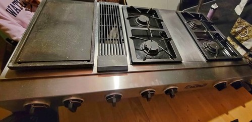 Jenn-Air Gas Cooktop Downdraft 47” Pro-Style-JGD8348BDP | eBay