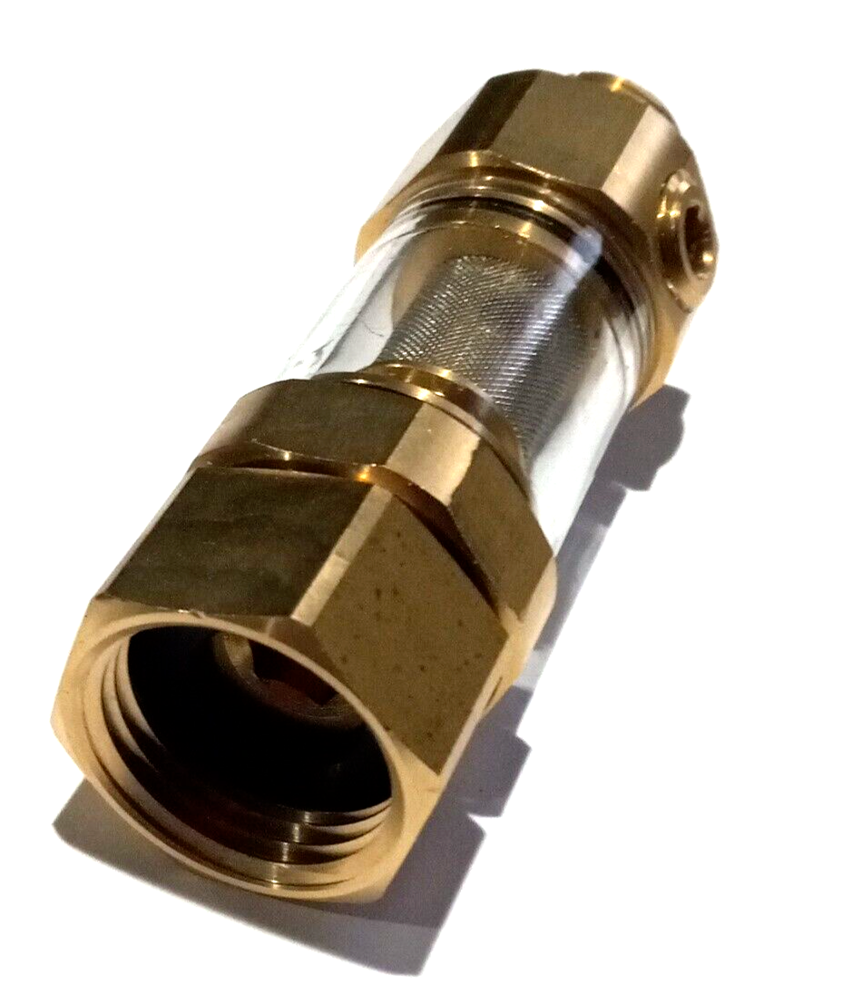 MTM ClearView In-Line Filter With One 1/4 Bypass, 1/2" NPT x 3/4 Garden ...