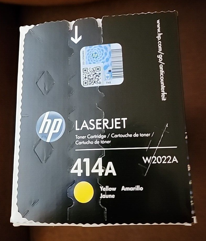 HP 414A Toner Cartridge - Yellow 192018046283 | eBay