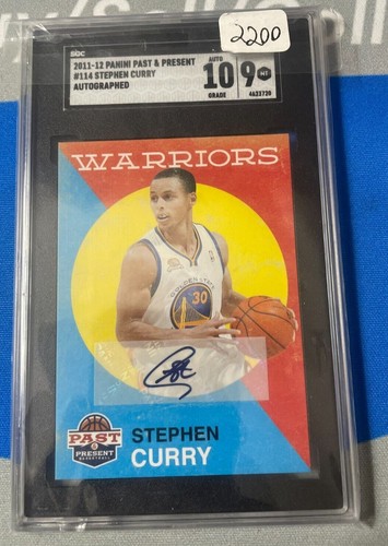 2011-12 Panini Past & Present Stephen Curry Auto SGC 10/9 | eBay