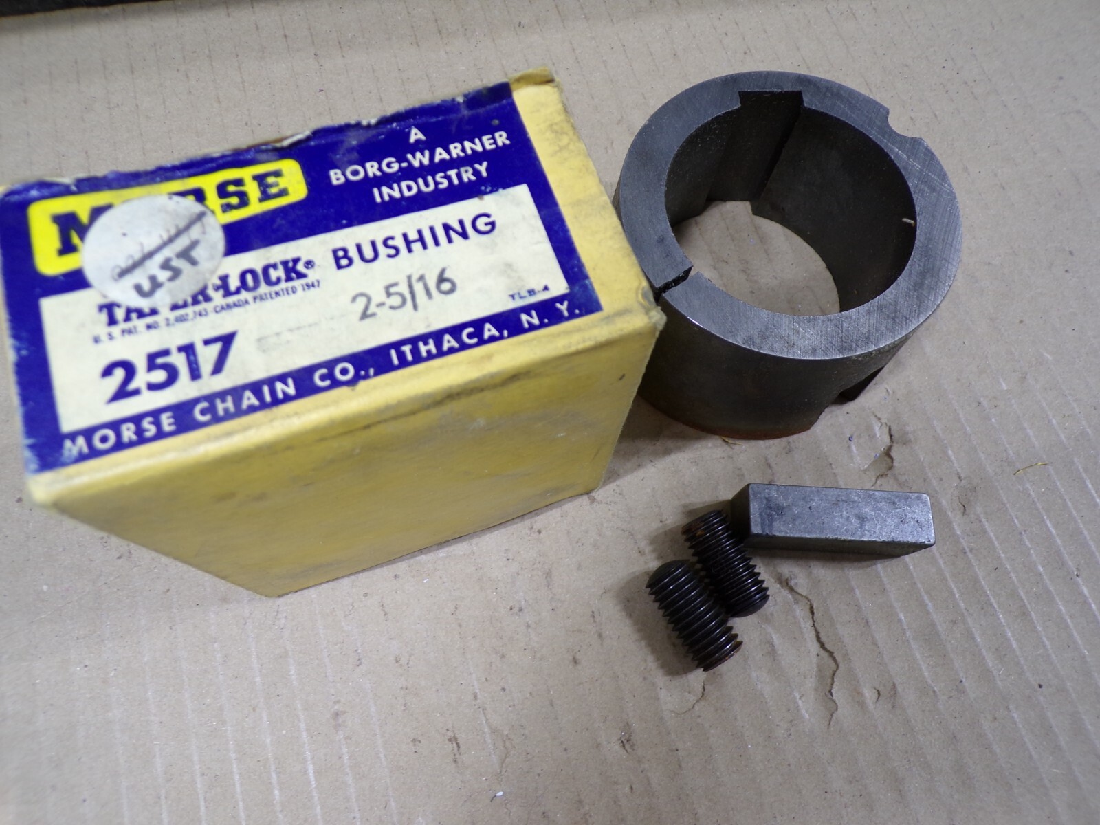 Morse 2517 1-11/16” Bore Taper – Lock Bushing for sale online | eBay