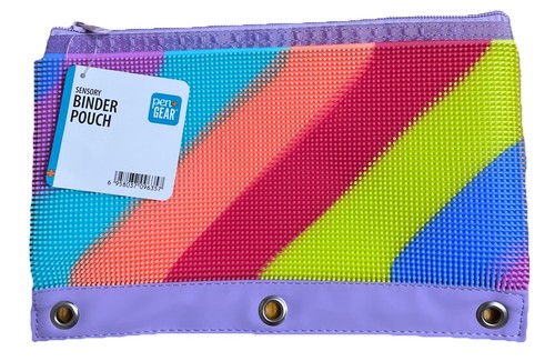 Pen+Gear Sensory Binder Pouch School Pencil Pouch Raised Colored ...