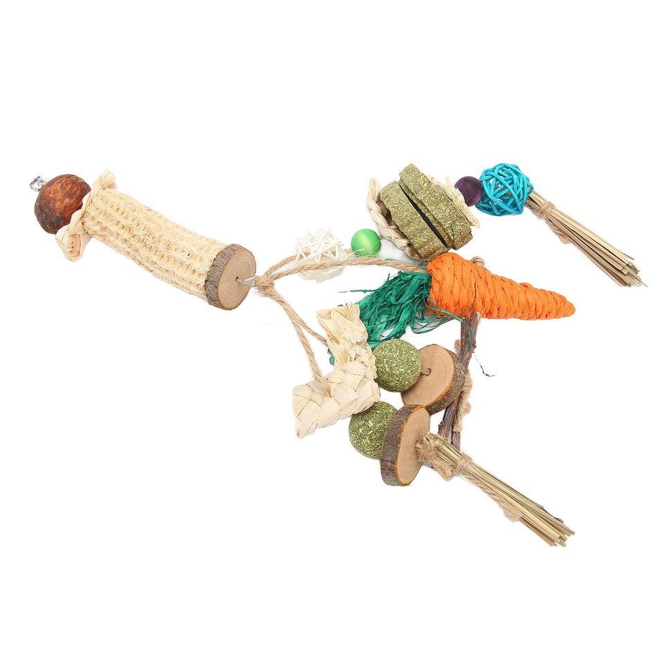 Rabbit Cage Hanging Chew Toys Rabbit Teeth Grinding Chew Toys For ...