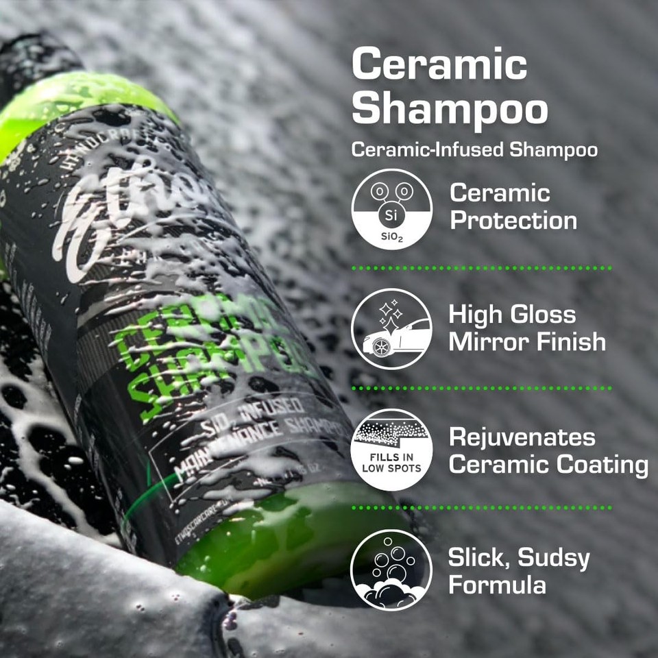 Ceramic Car Shampoo - Car Wash For Ceramic Coatings - Car Wash Soap ...