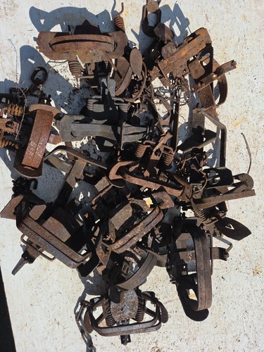 Parts Repair Lot Victor Etc No 2 Or 3 Coil Spring Traps Trapping ...