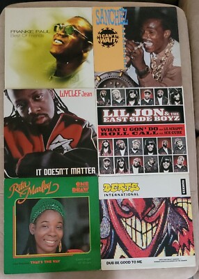 REGGAE Hip Hop Vinyl LP Record & Singles LOT Frankie Paul Lil Jon RITA ...