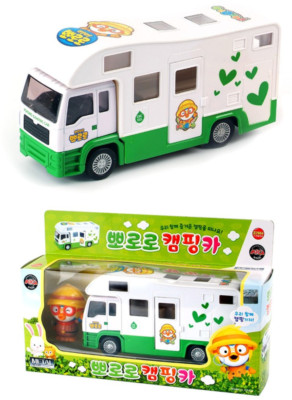Pororo Little Penguin Figure Mini Camping Car Role Play Set Kids Toy ...