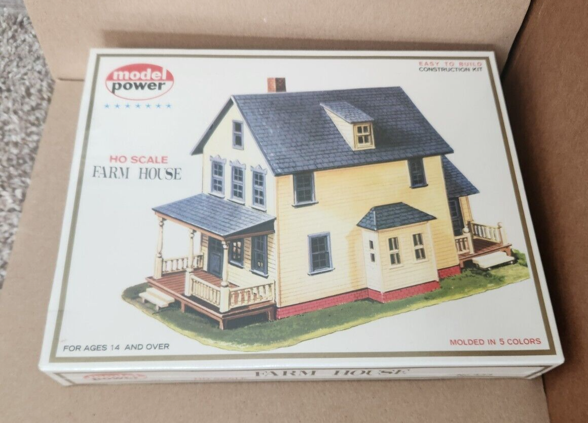Model Power 433 HO Scale Farm House Building Kit for sale online | eBay