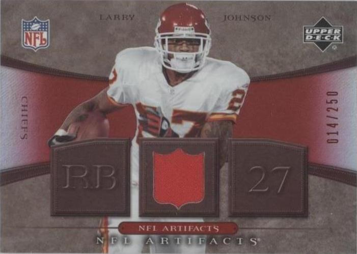 2007 Upper Deck Artifacts - Nfl Artifacts Larry Johnson #NFL-LJ Red ...