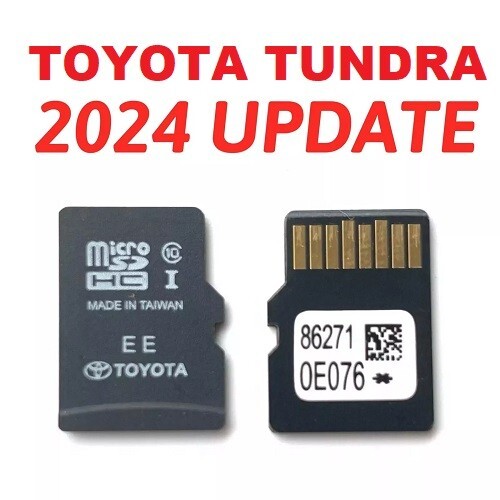 TOYOTA TUNDRA 2024 GPS UPDATE NAVIGATION MICRO SD CARD OEM 86271 0E076 ...